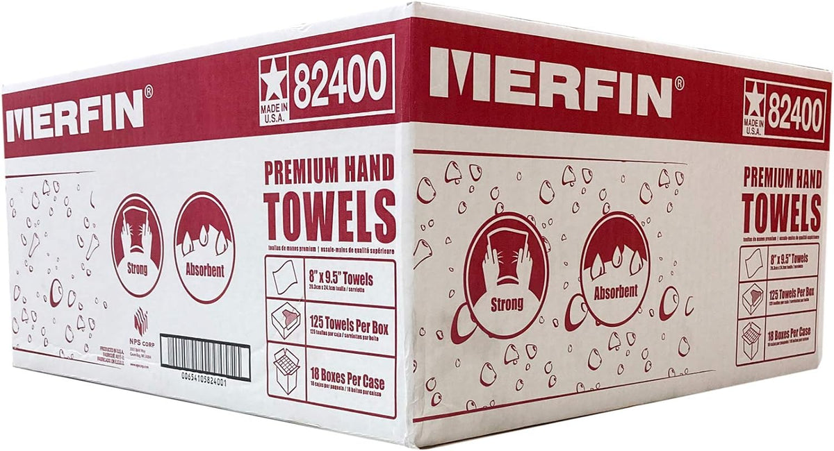 Merfin High Absorption Folded Paper Towels – Multifold Hand Towels 4 D ...