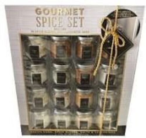 Modern Gourmet Foods Spice Set with Magnetic Lids with Recipe Book (Se ...